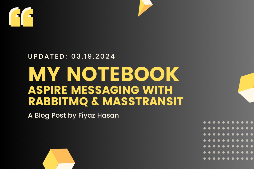 .NET Aspire Messaging With RabbitMQ & MassTransit