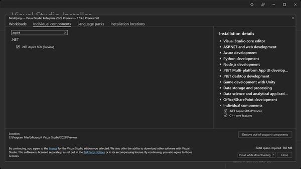 Adding an NPM project to .NET Aspire (Preview 3)